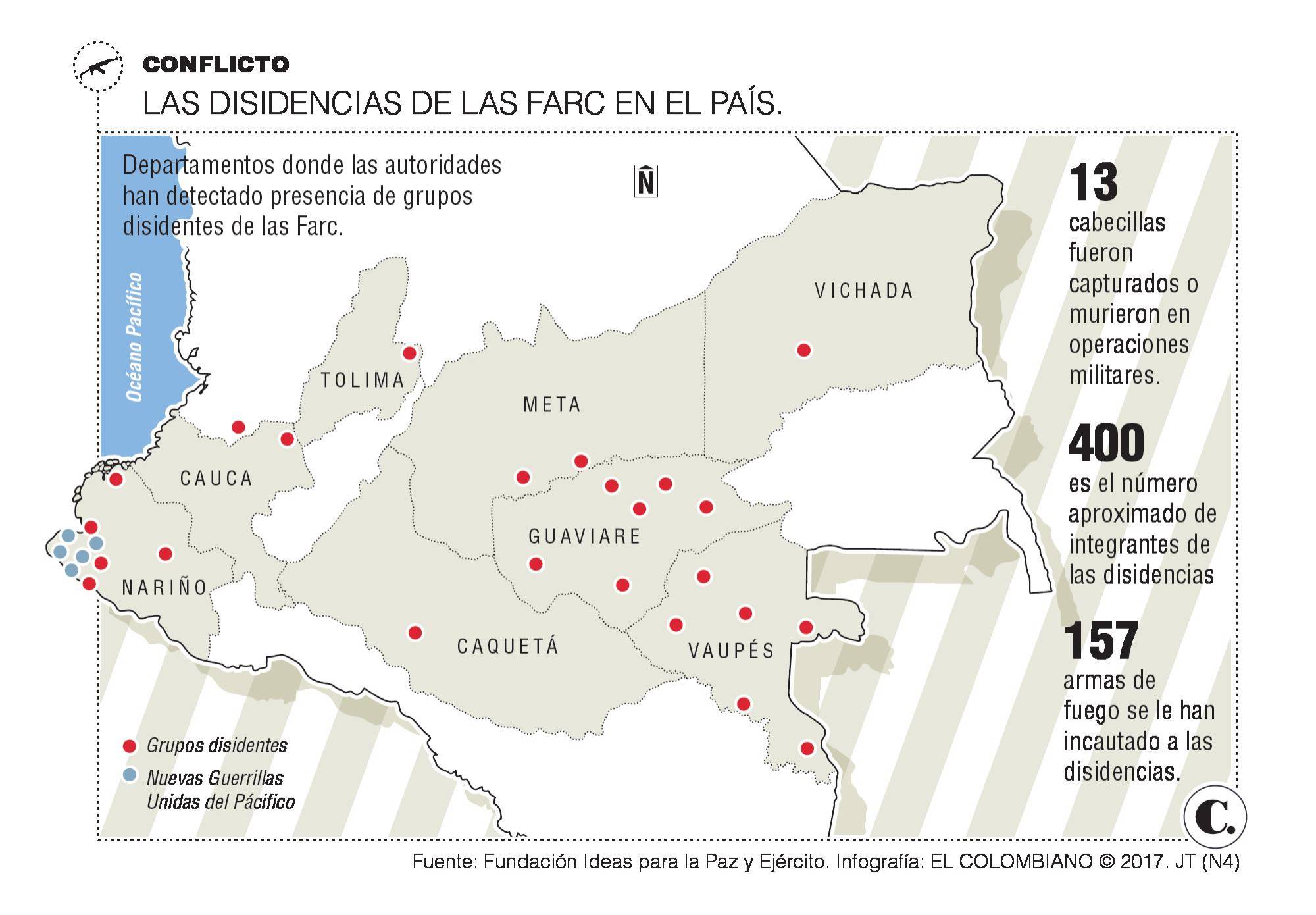 Disidencias De Las Farc Ya Están En 8 Departamentos