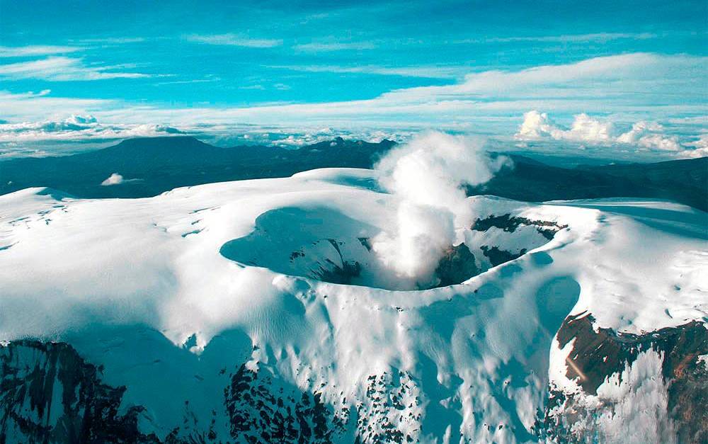 Alerta roja en hospitales por volcán Nevado del Ruiz