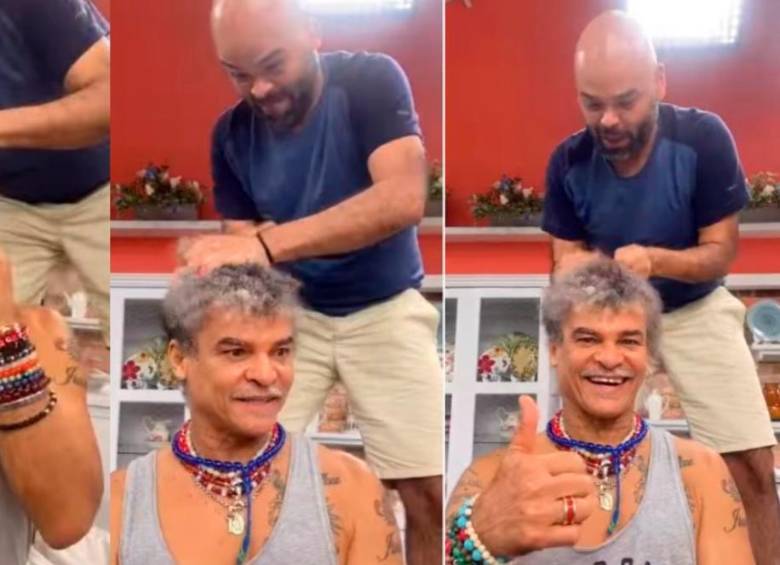 ¿Qué opinan del look que le hizo Carlos Vargas al Pibe Valderrama?