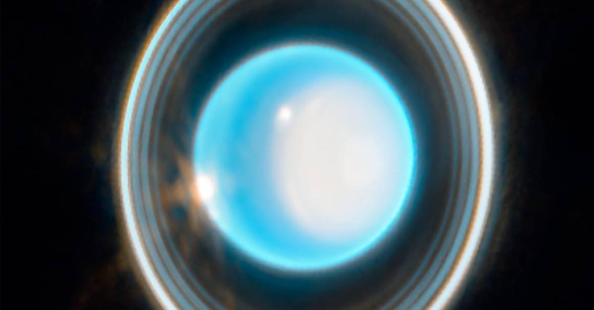 James Webb has revealed a new image of the planet Uranus
