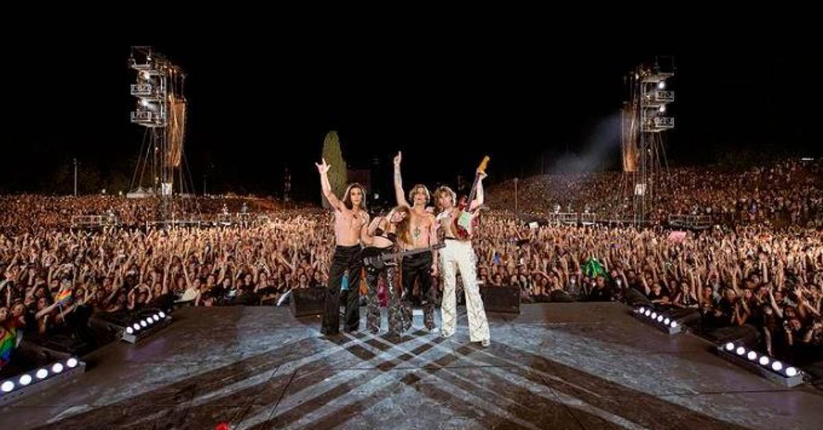 Måneskin, la banda italiana del momento, se sabe “La camisa negra” de ...