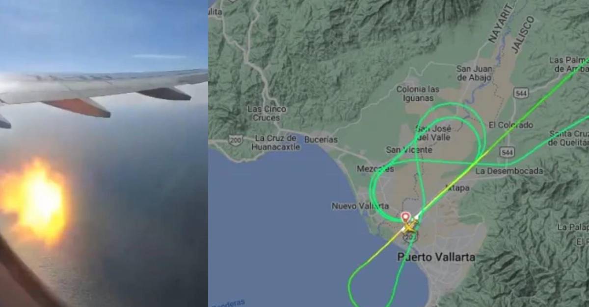 Aterrador: turbina de avión explotó en pleno vuelo y todo quedó grabado ...