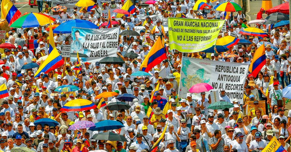 Ya van dos protestas contra Petro en 80 días