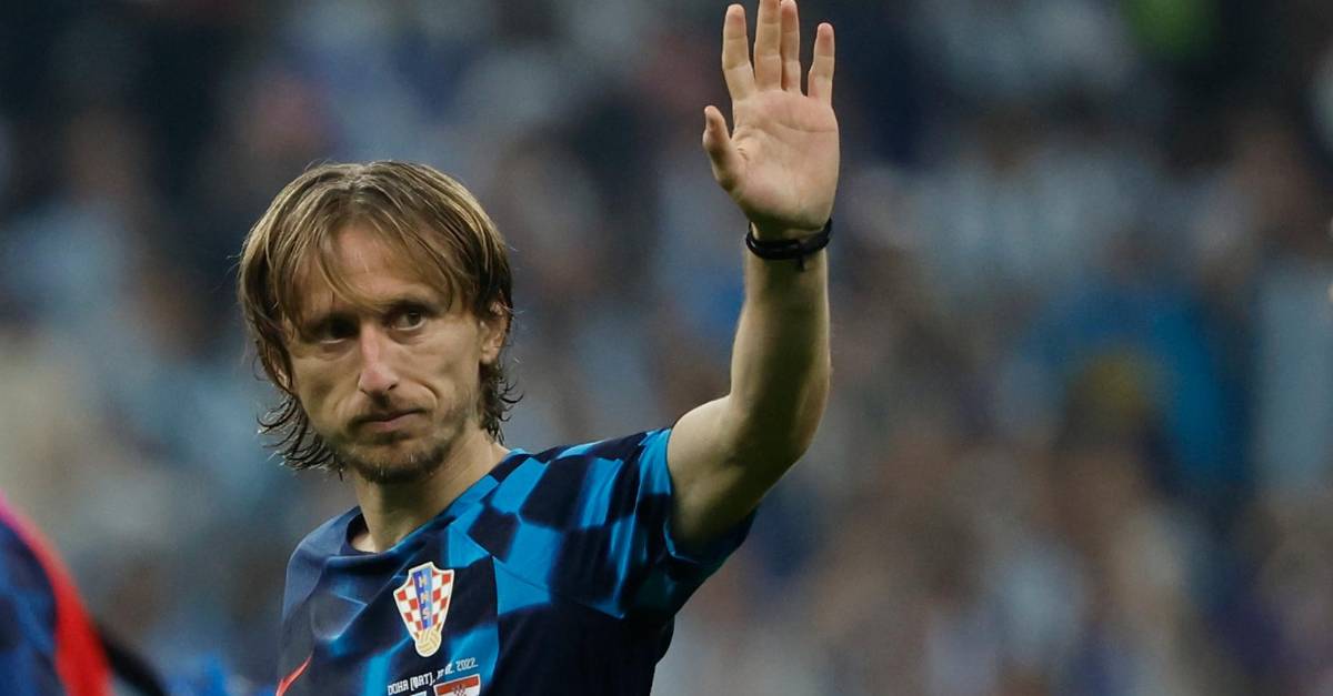 El emotivo homenaje del estadio Lusail a Luka Modric en la semifinal ...