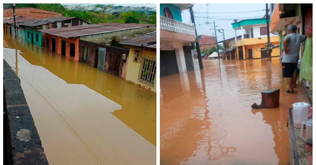 Desbordamiento del río Nechí dejó por lo menos 800 familias ...