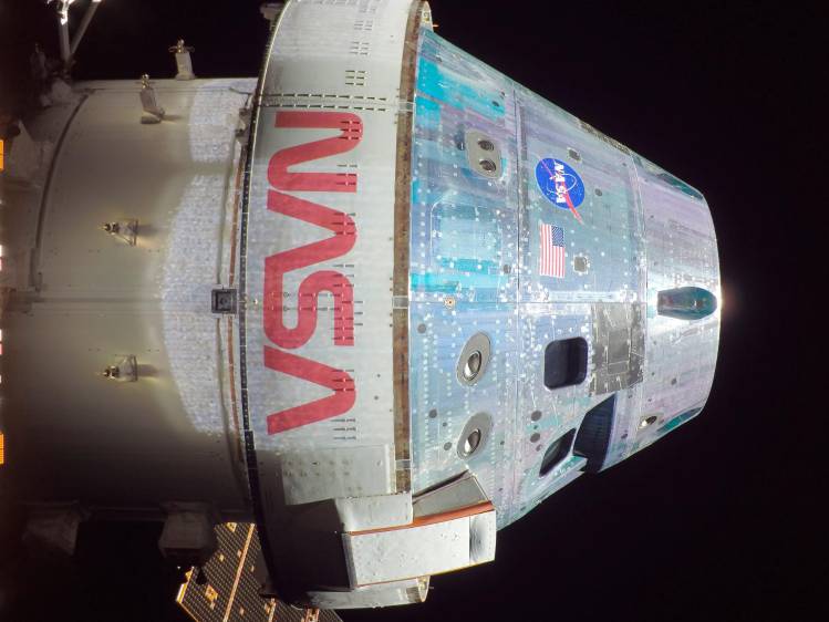 Nave Orión, de la misión Artemis I, ha superado las expectativas en su viaje hacia la Luna