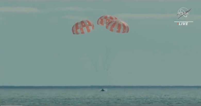 “Nuestra nave ya está en casa”: Nasa anunció el amerizaje de Artemis I ...