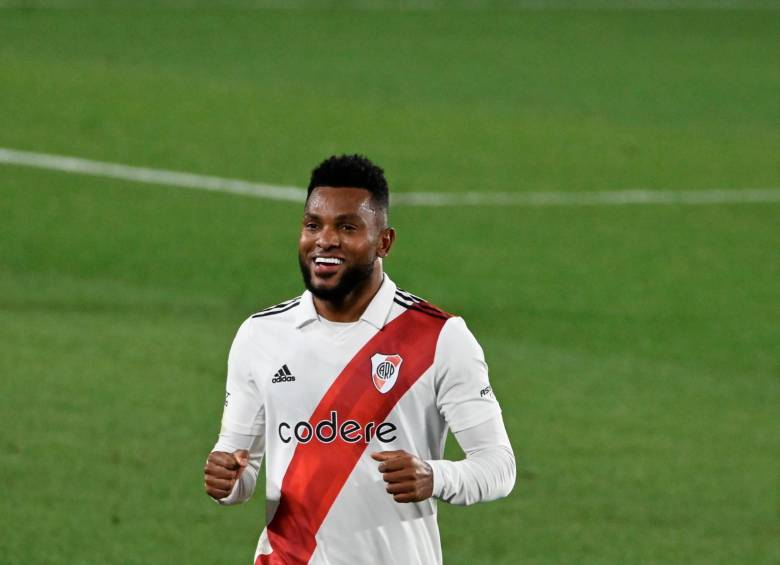 Miguel Ángel Borja volvió a celebrar con River Plate: vea el golazo que ...