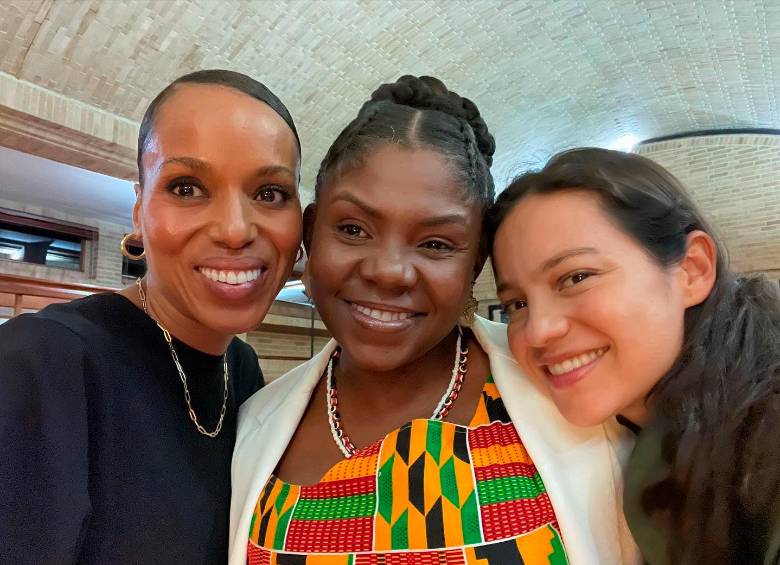 ¿Qué hace Kerry Washington, protagonista de Scandal, en Colombia?