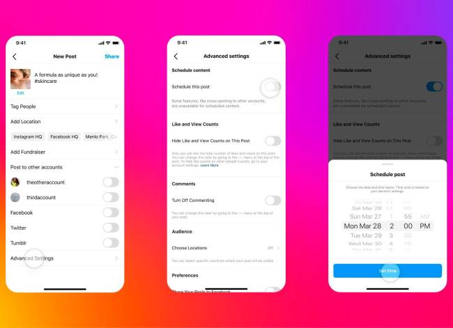 ¿Cómo programar publicaciones en Instagram desde la app?