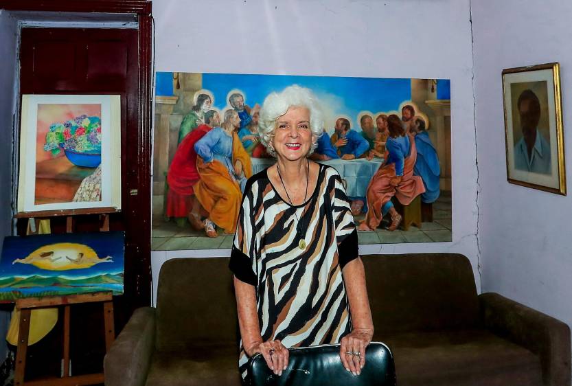 Cecilia revive sus acuarelas para dejar legado de arte antes de morir