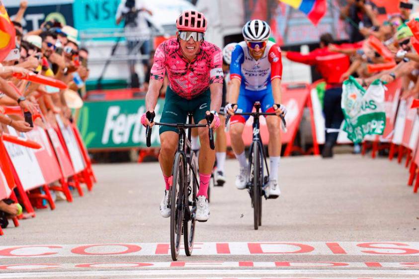 Rigo, el colombiano más veterano en ganar etapa en una de las tres grandes