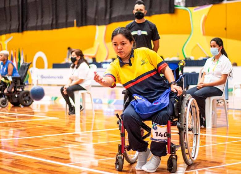 Doble celebración colombiana en el Mundial de boccia en Baréin