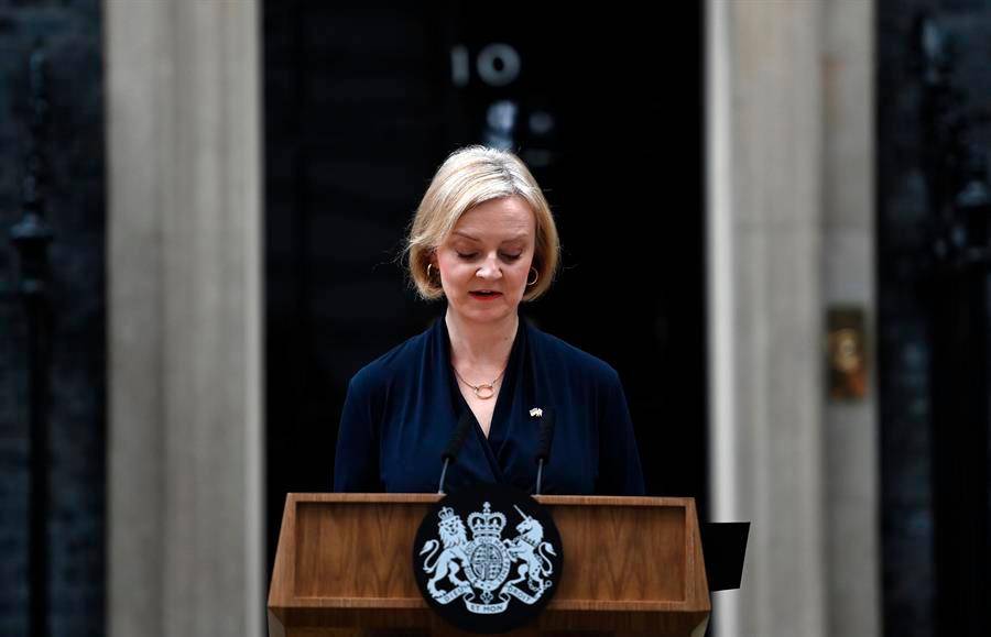 Liz Truss, la primera ministra británica más breve de la historia