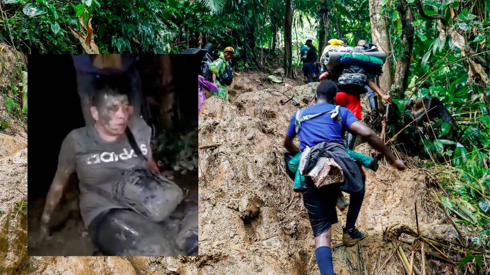 En video | Colombiano desapareció al intentar cruzar el tapón del Darién