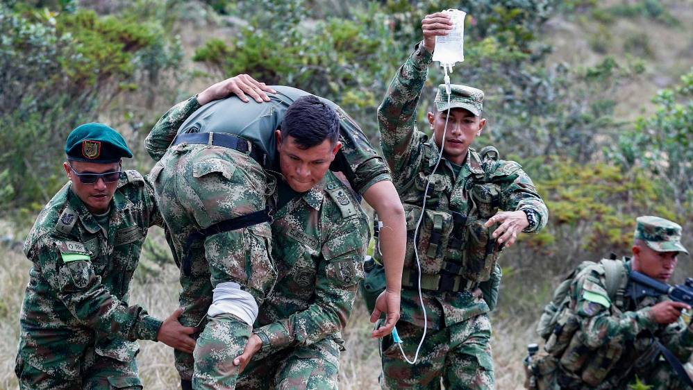 Militares que salvan vidas en los combates