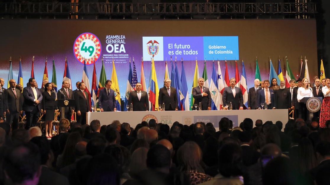 Medellín inauguró la 49 Asamblea de la OEA Medellín inauguró la 49 Asamblea de la OEA
