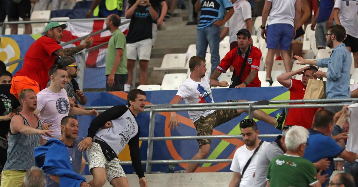 Los hooligans y la violencia en la Eurocopa
