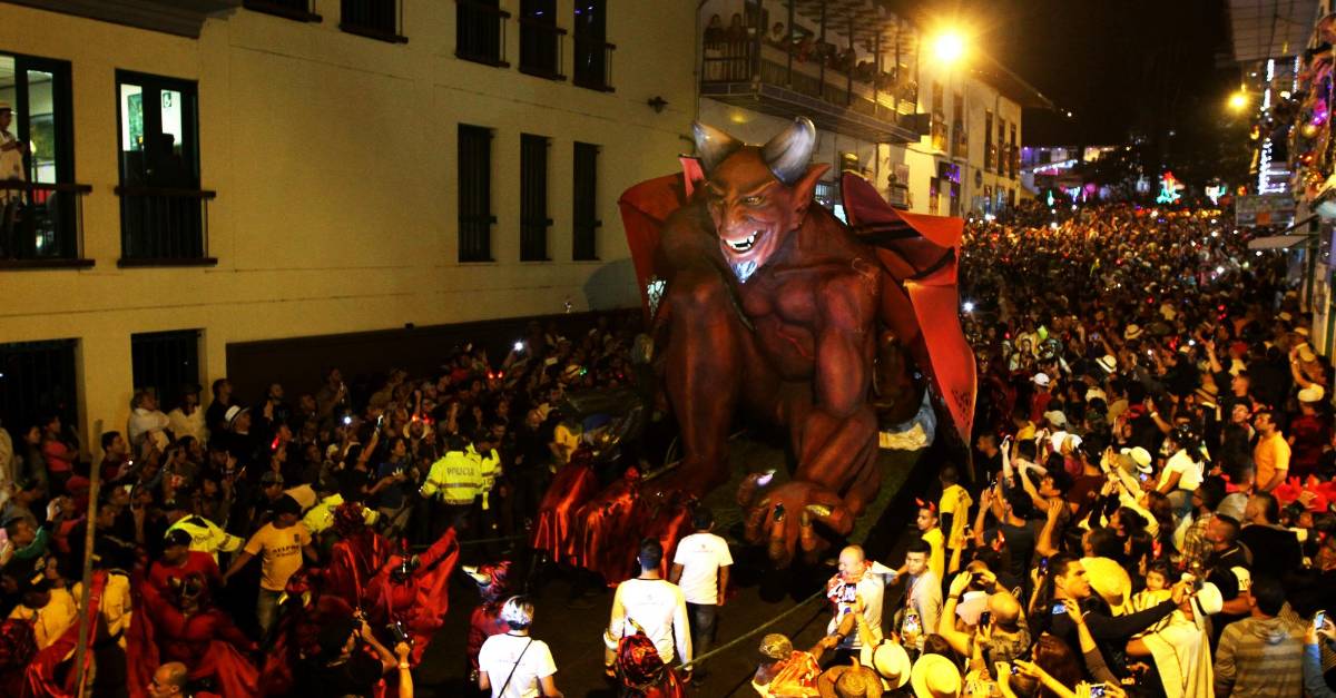 Ya casi vuelve el diablo del Carnaval a Riosucio