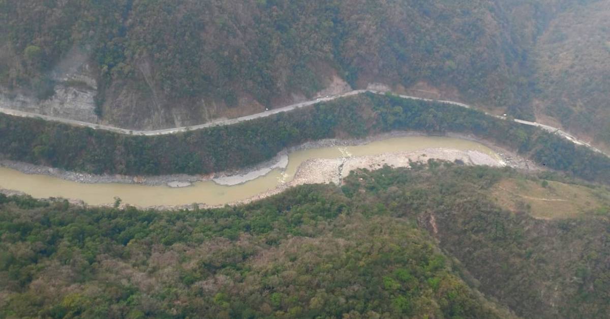 Así se ve el río Cauca desde el aire