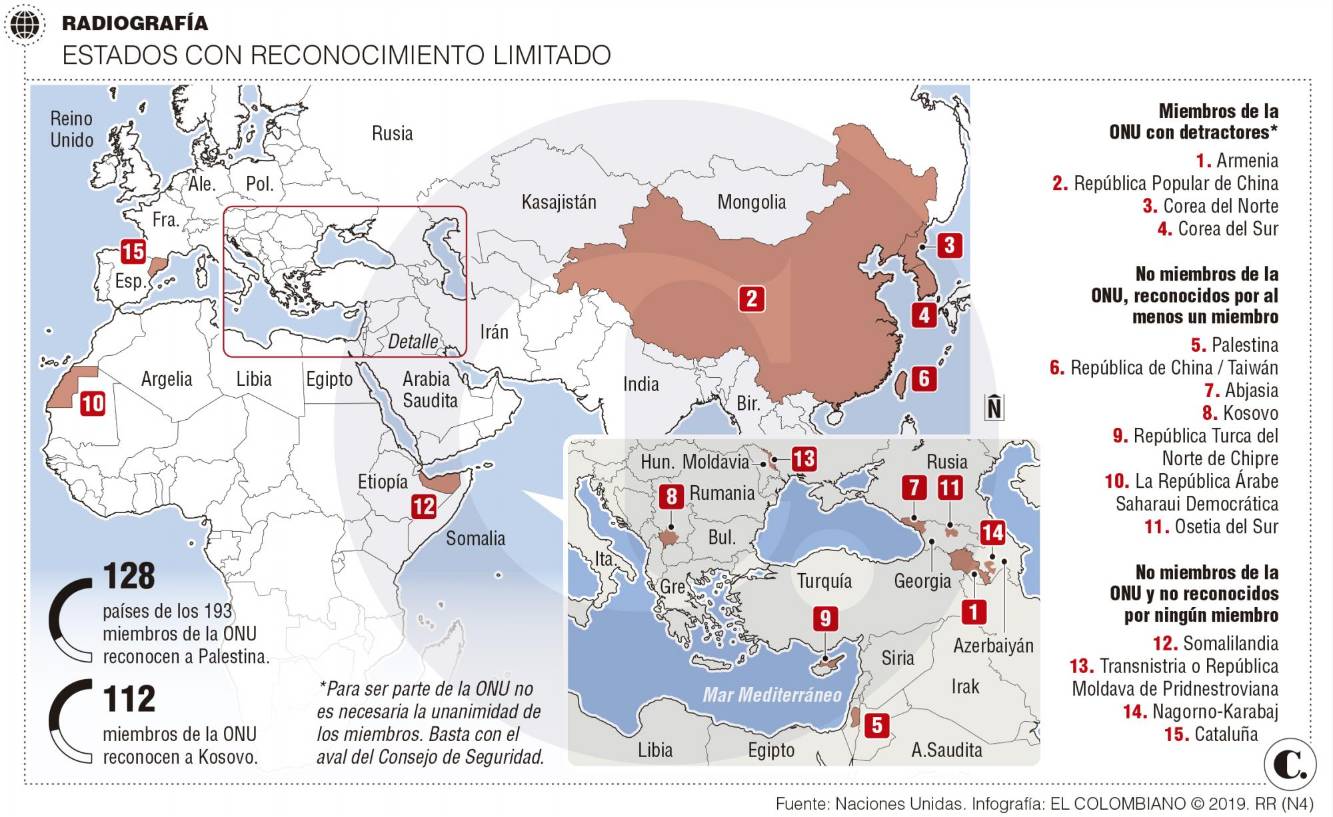 15 países que existen pero no están en el mapa
