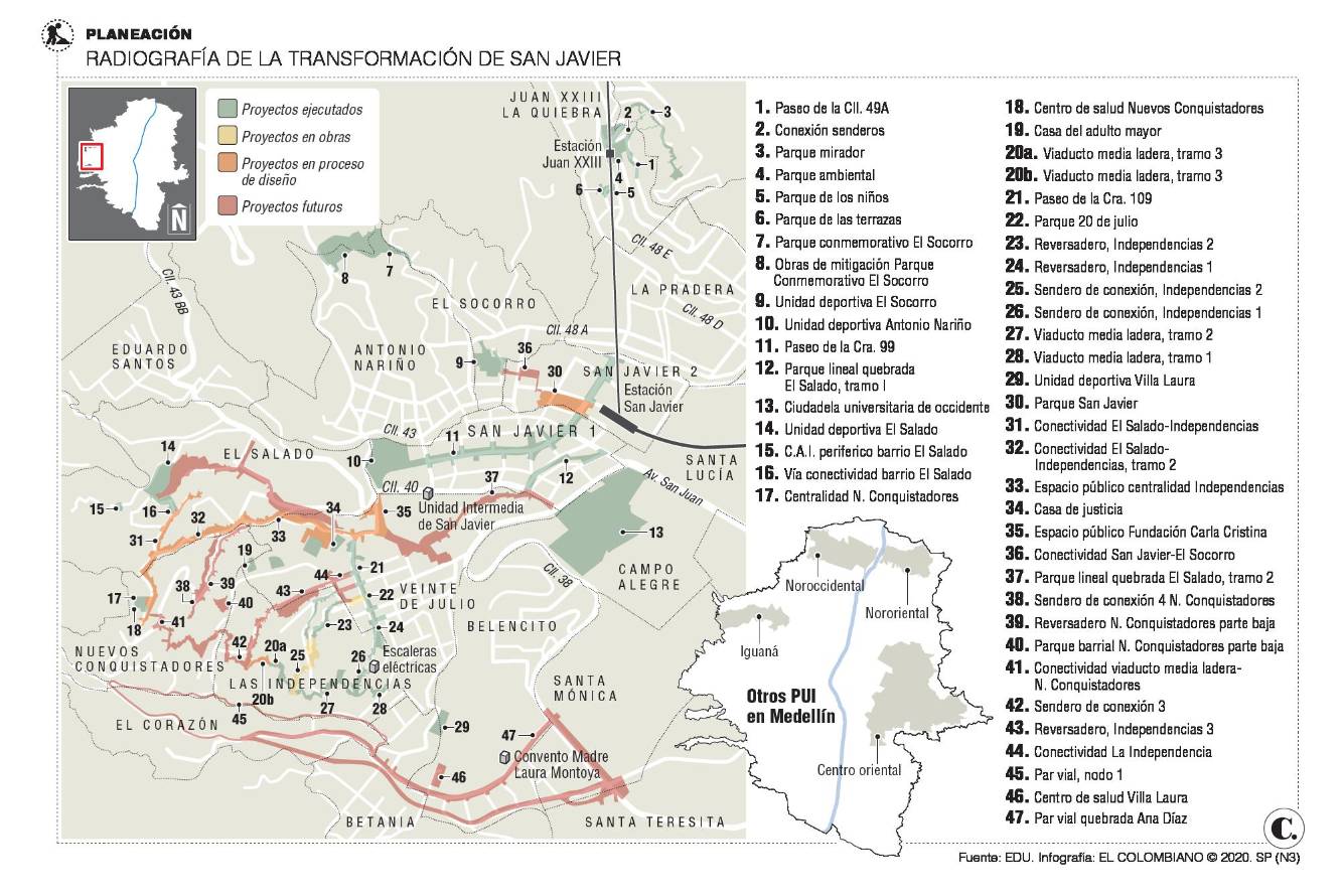 El plan que todavía pretende cambiar la cara de la comuna 13