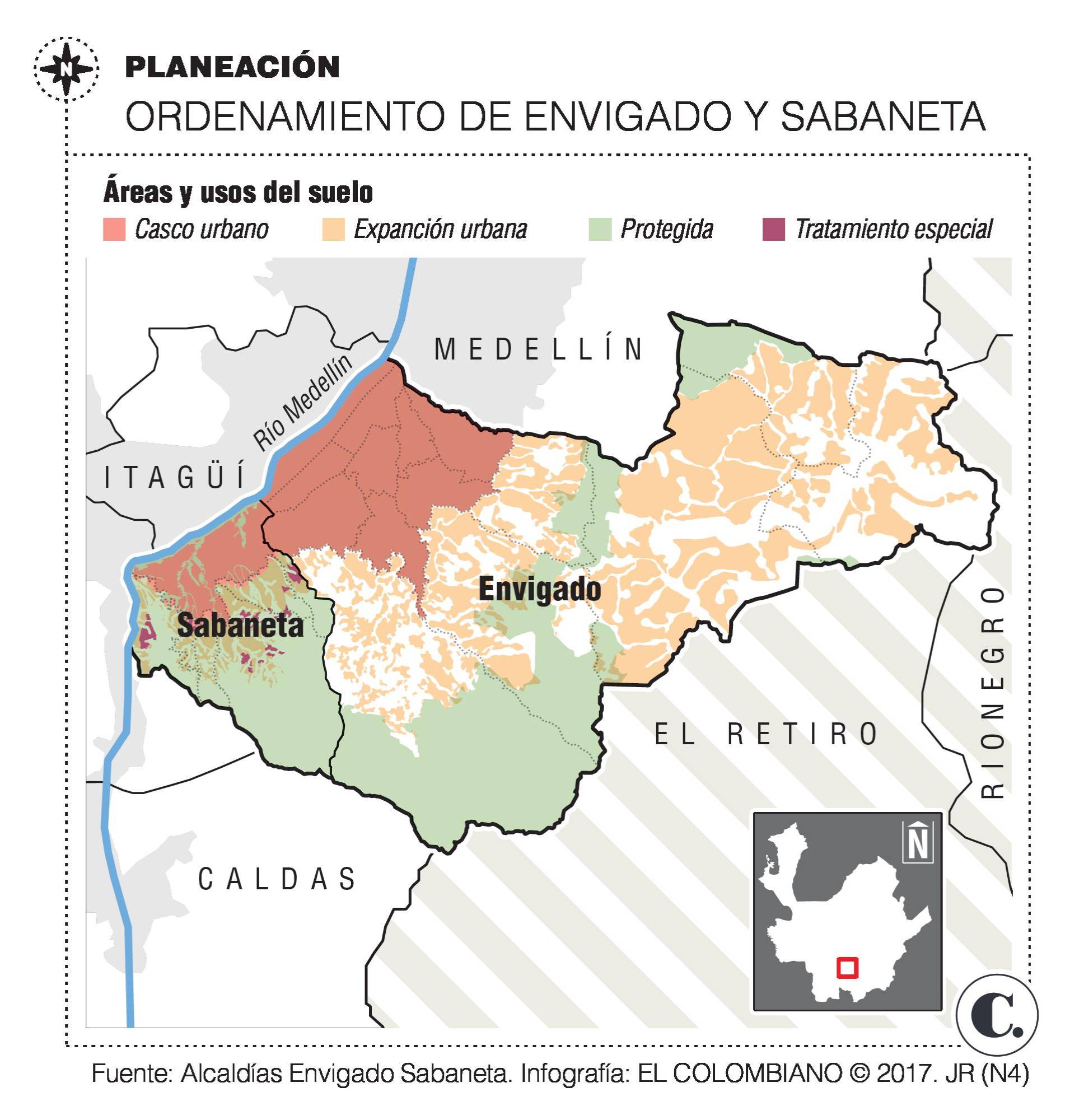 Envigado y Sabaneta organizan su expansión urbana