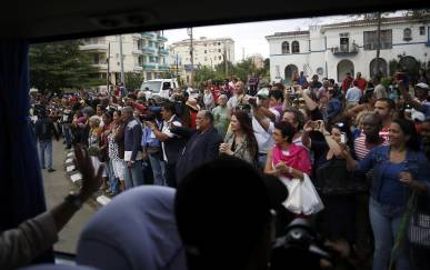 Obama clama por libertad en el centro de la Revolución cubana