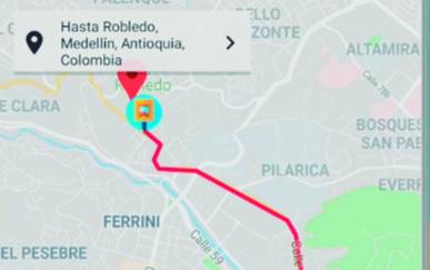 La app con la que puede programar viajes en rutas de buses de Medellín