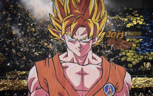 Hinchas del PSG invocan a Gokú para alcanzar las siete estrellas