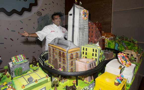 Vea la torta que Buddy Valastro, el Cake Boss, le hizo a Medellín