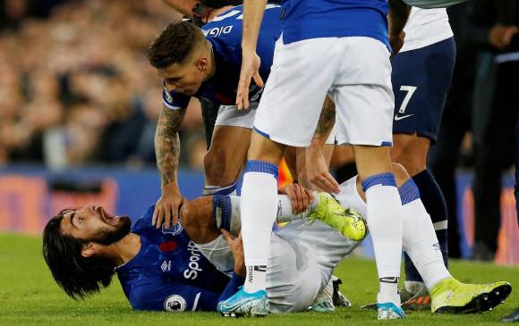 La impactante lesión de André Gomes