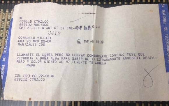 Así era el amor en los tiempos del telegrama