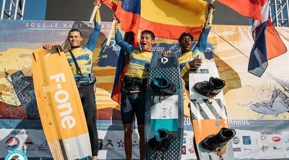 Valentín Rodríguez ganó el Tour Mundial de Kitesurf en Marruecos