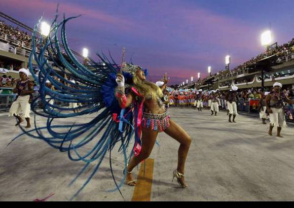 Garotas en el sambódromo