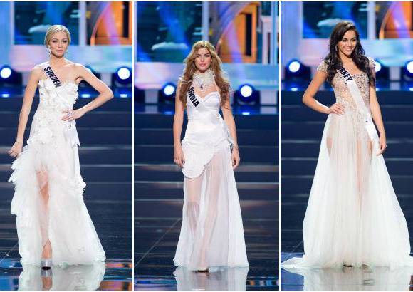 En Miss Universo la elegancia se vistió de blanco