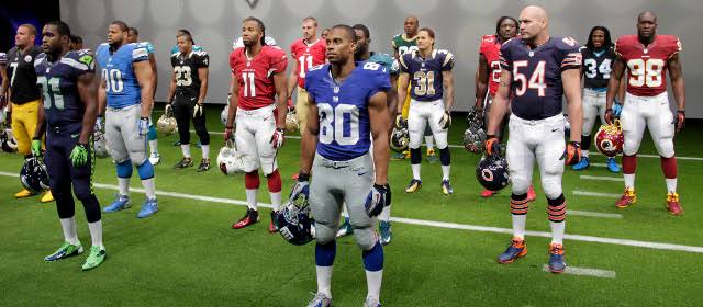 La NFL presentó los uniformes para la temporada