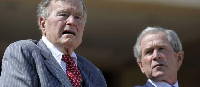 Expresidente George W. Bush publicará biografía de su padre