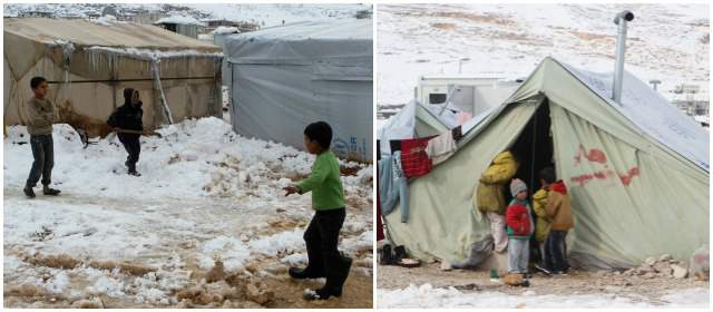 Tormenta de invierno "Alexa" cubre de nieve y caos a Oriente Medio