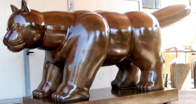 El gato de Fernando Botero ya es colombiano