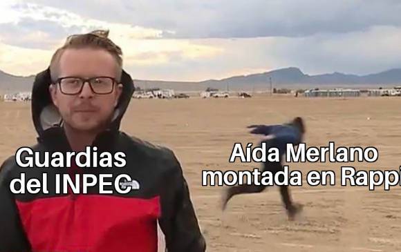La fuga de Aída Merlano en memes