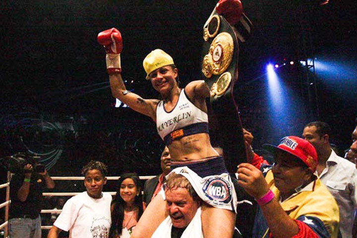 Campeona mundial de boxeo peleará en El Tesoro