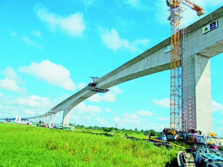 Así avanza la construcción de cinco grandes puentes