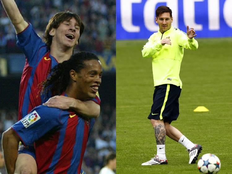 Los cambios de look de los futbolistas