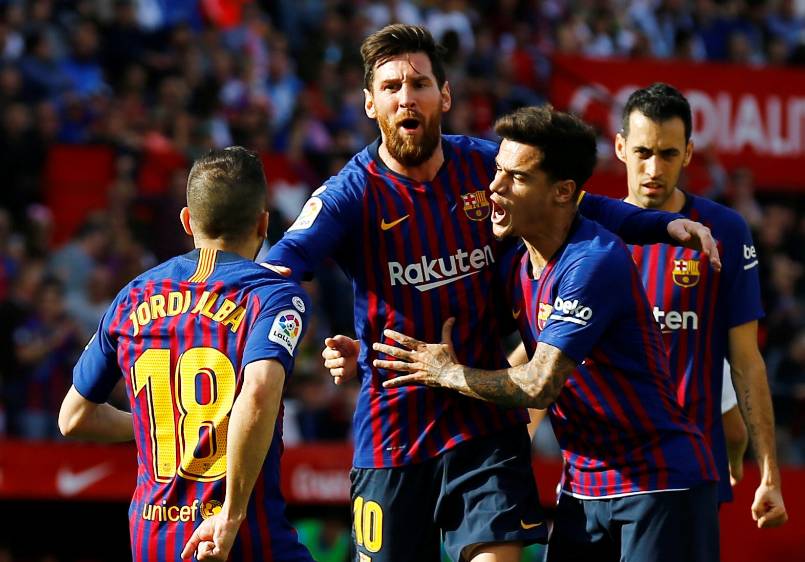 Barcelona y el triplete de Messi que los acerca al título de Liga