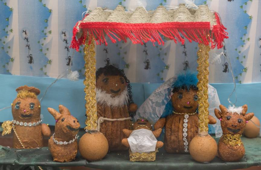 Creativos pesebres para visitar esta Navidad