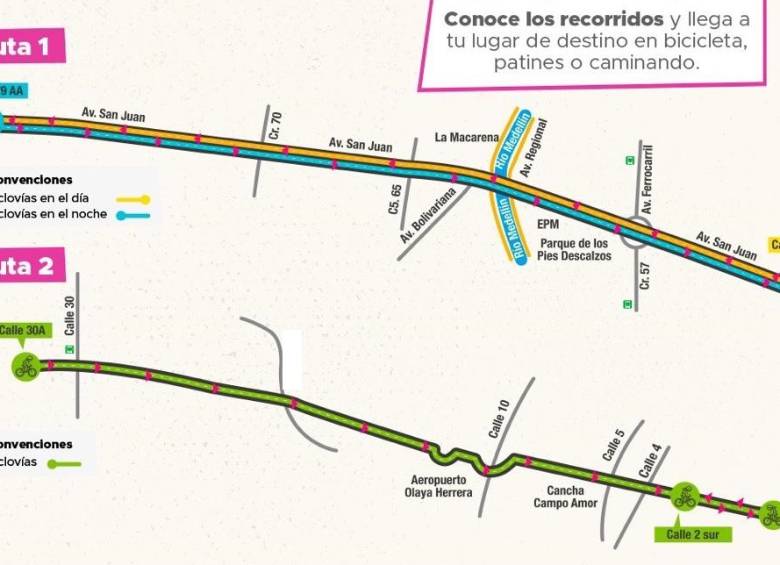 Activarán dos ciclovías en Medellín para mitigar crisis ambiental