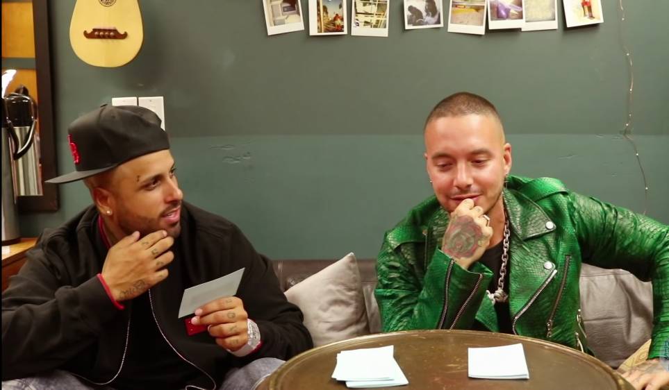 J Balvin y Nicky Jam jugaron la verdad o se atreve