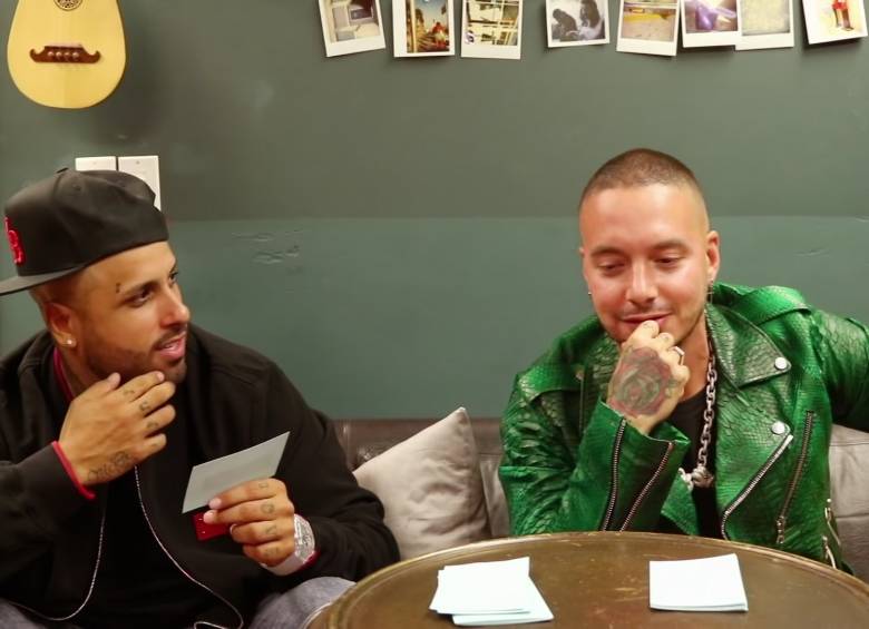 J Balvin y Nicky Jam jugaron la verdad o se atreve