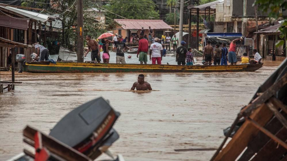 Chocó sufre por las fuertes lluvias